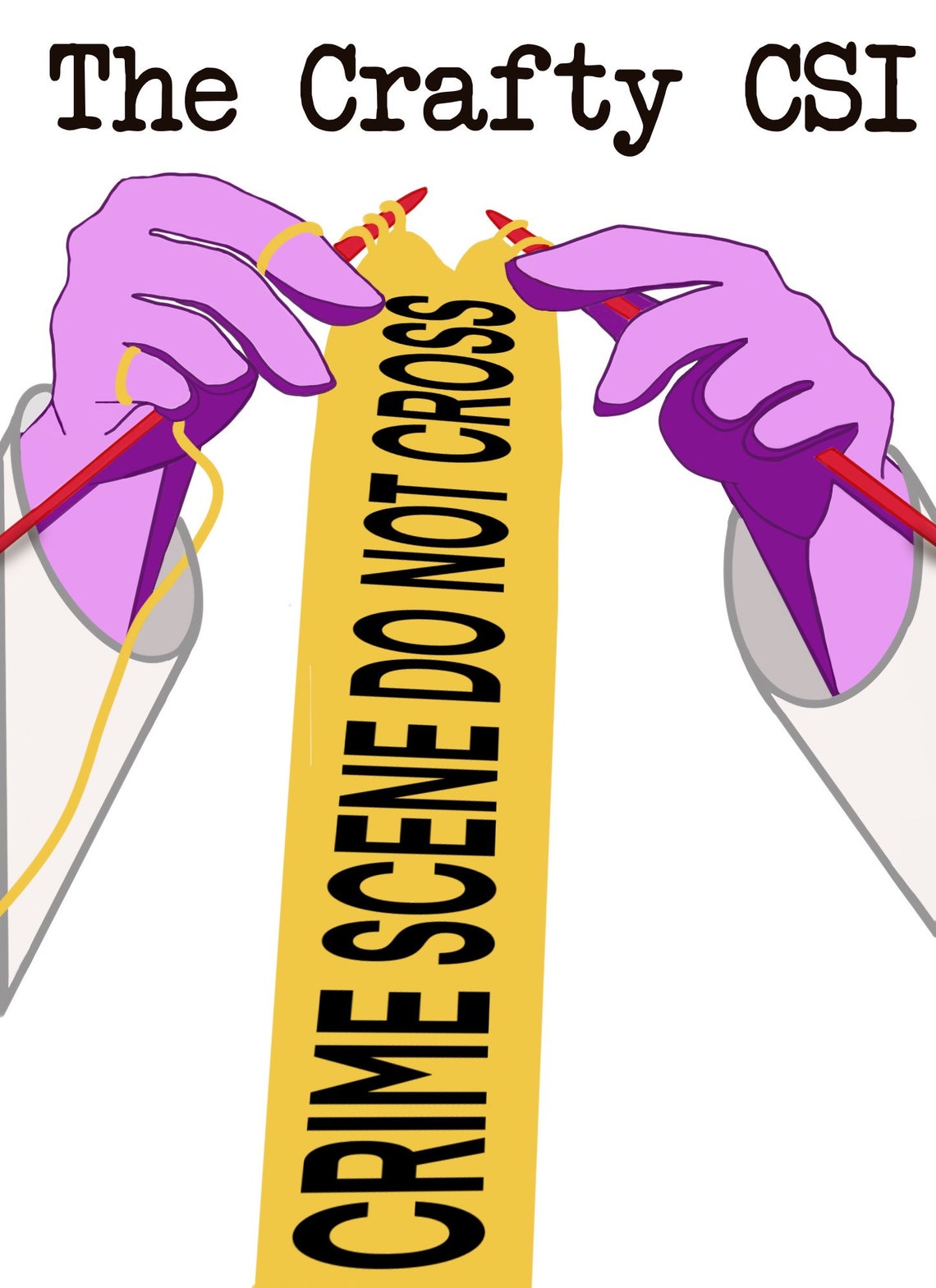 The Crafty CSI Logo Sticker Crime Scene Investigation - Etsy