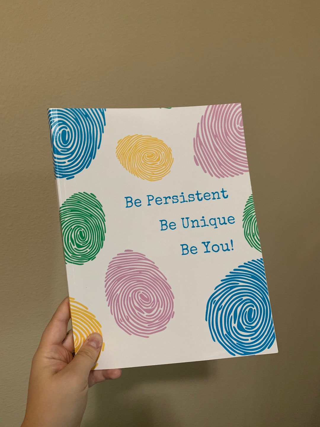 BE YOU Fingerprint Notebook: CSI, True Crime, Police Gifts - 8.5x11 ...