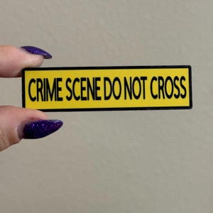 Crime Scene Tape Sticker | Crime Scene Investigation Decal | Forensic ...