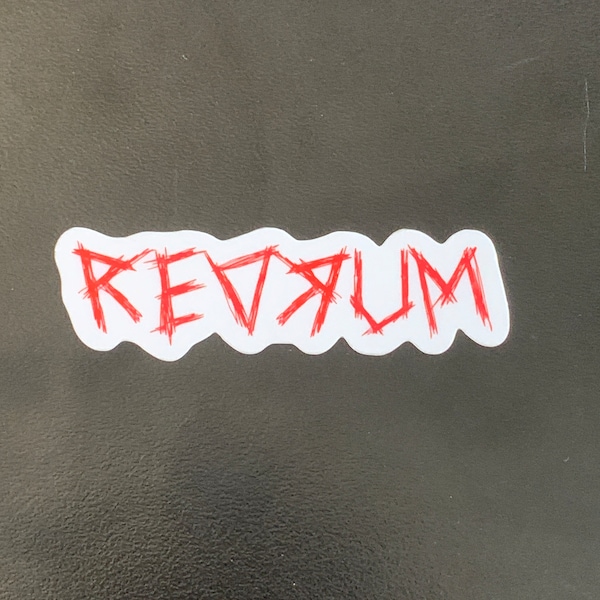 Red Rum Sticker - Etsy