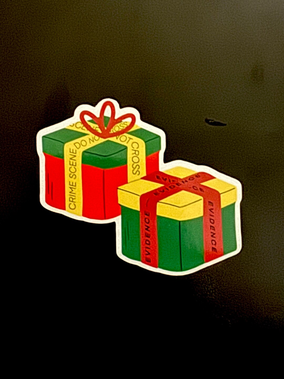 Holiday Gifts for a CSI Sticker Forensics Christmas Stickers CSI ...