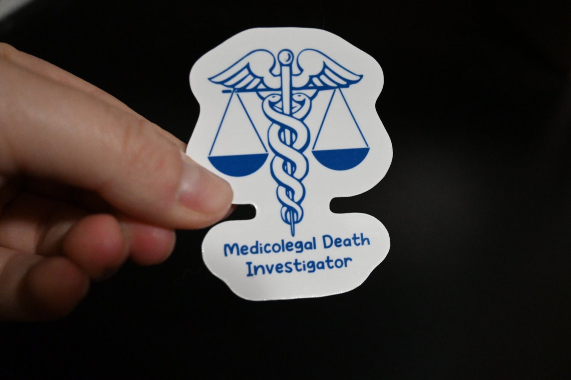 Medicolegal Death Investigator Sticker | MDI | Forensic Pathology ...