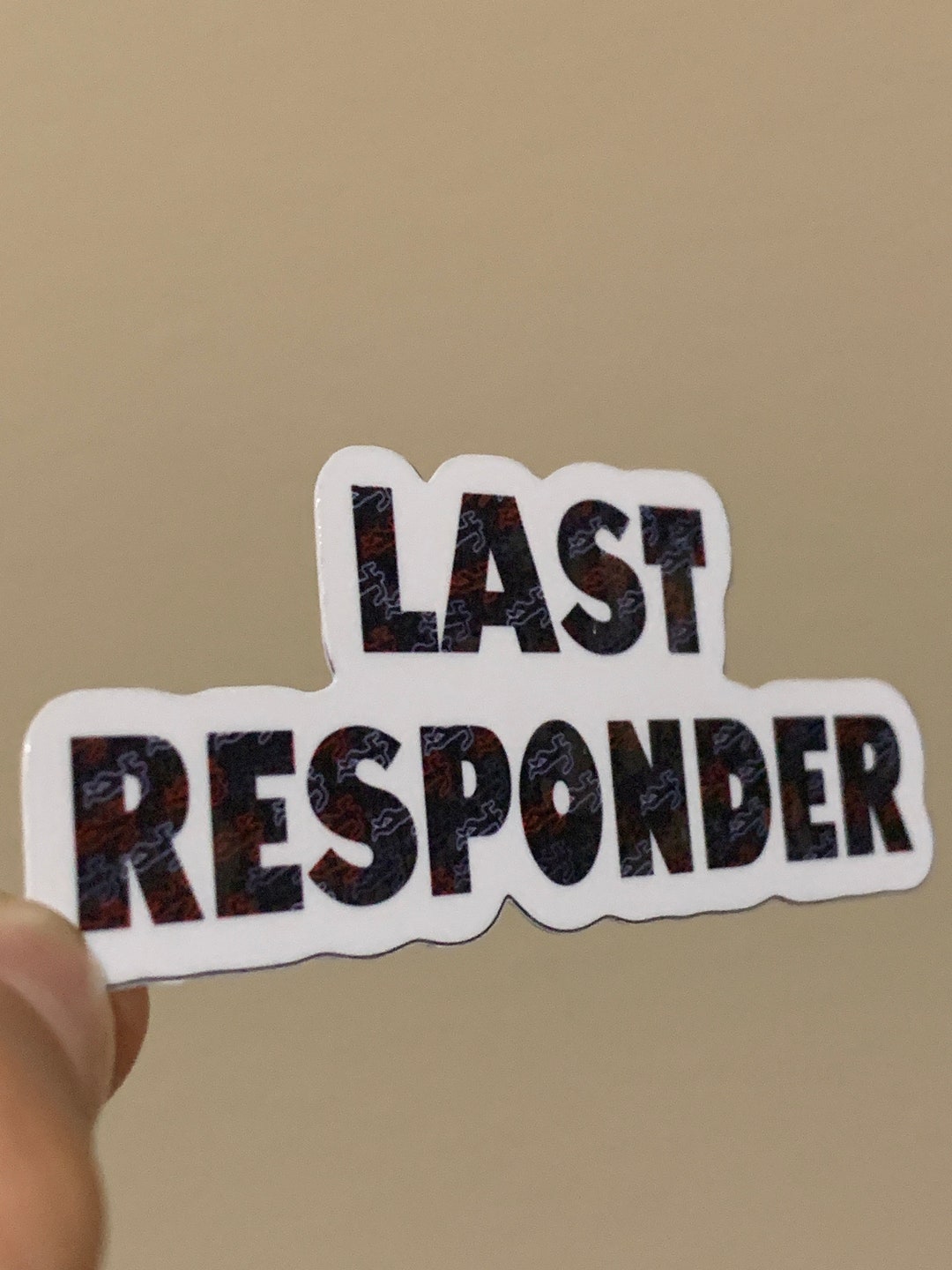 Last Responder Sticker| Crime Scene Body Outline| CSI and Forensics ...