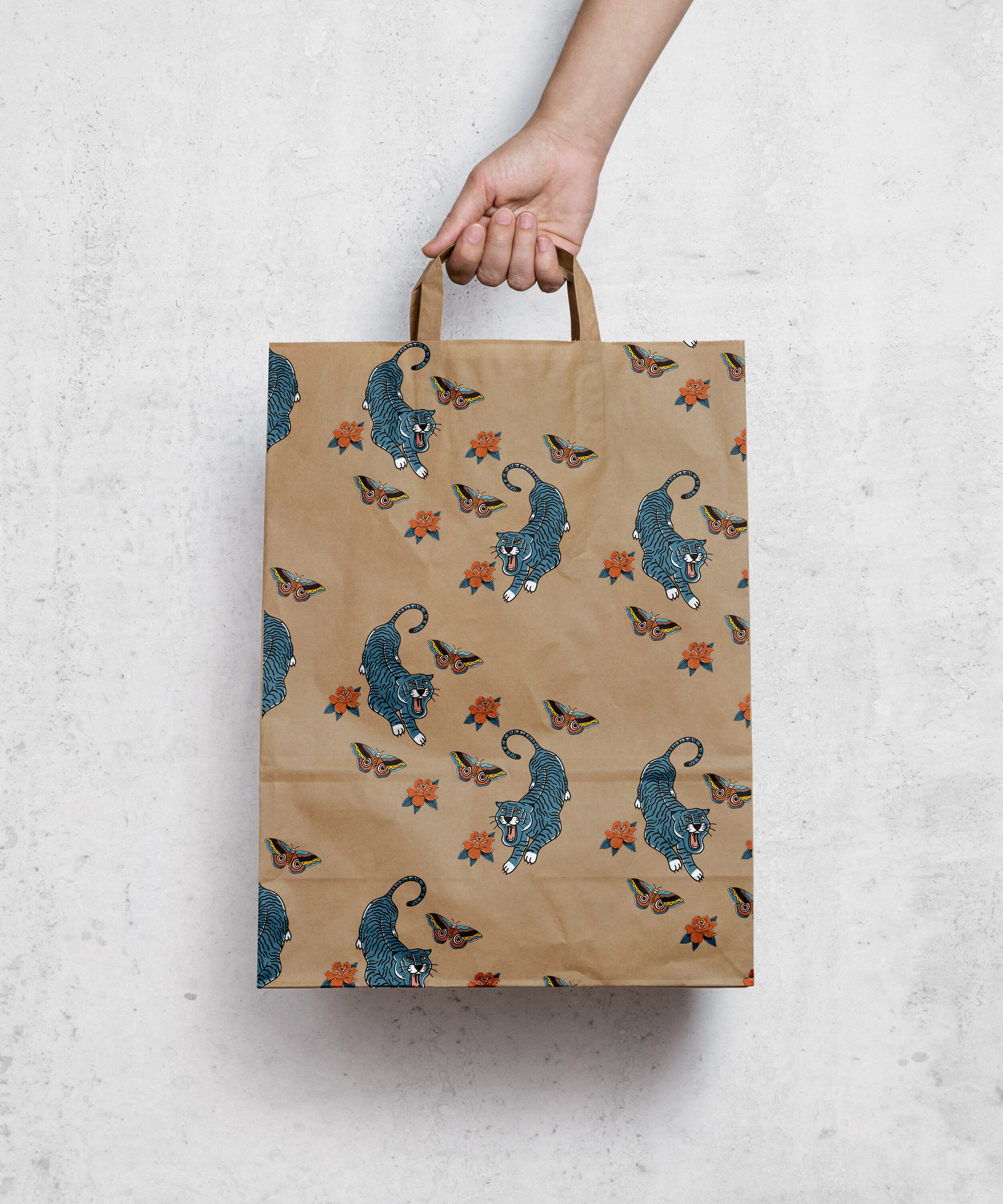 12 DIGITAL TIGER PATTERNS - Etsy