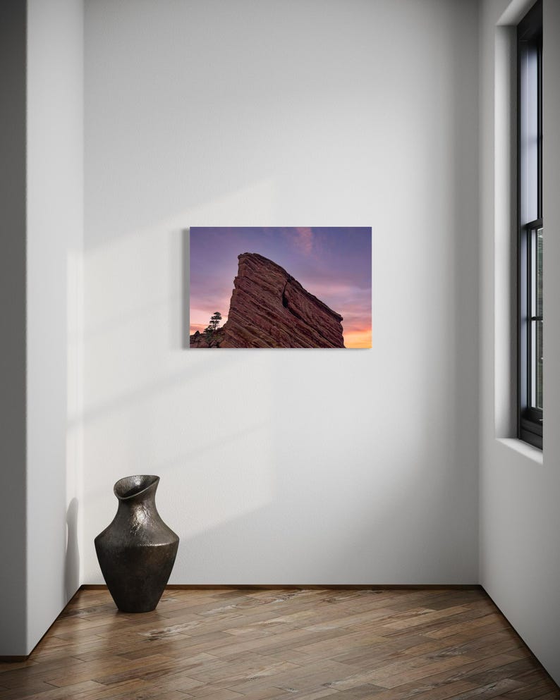 Red Rocks Amphitheater Sunrise Art Print: Colorado Creation Rock - Etsy ...