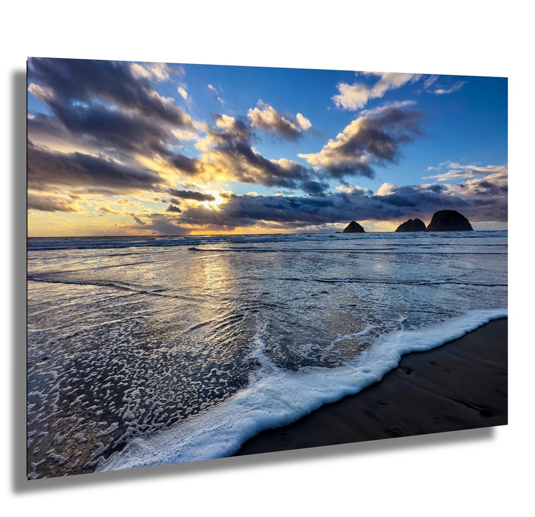 Oceanside Beach Oregon Sea Stack Sunset Fine Art Photography Wall Art ...