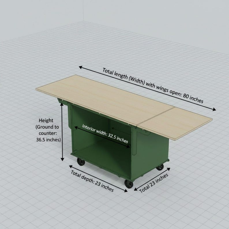 DIY Collapsible Coffee Cart Plans: Mobile Bar Blueprint (PDF Pattern ...