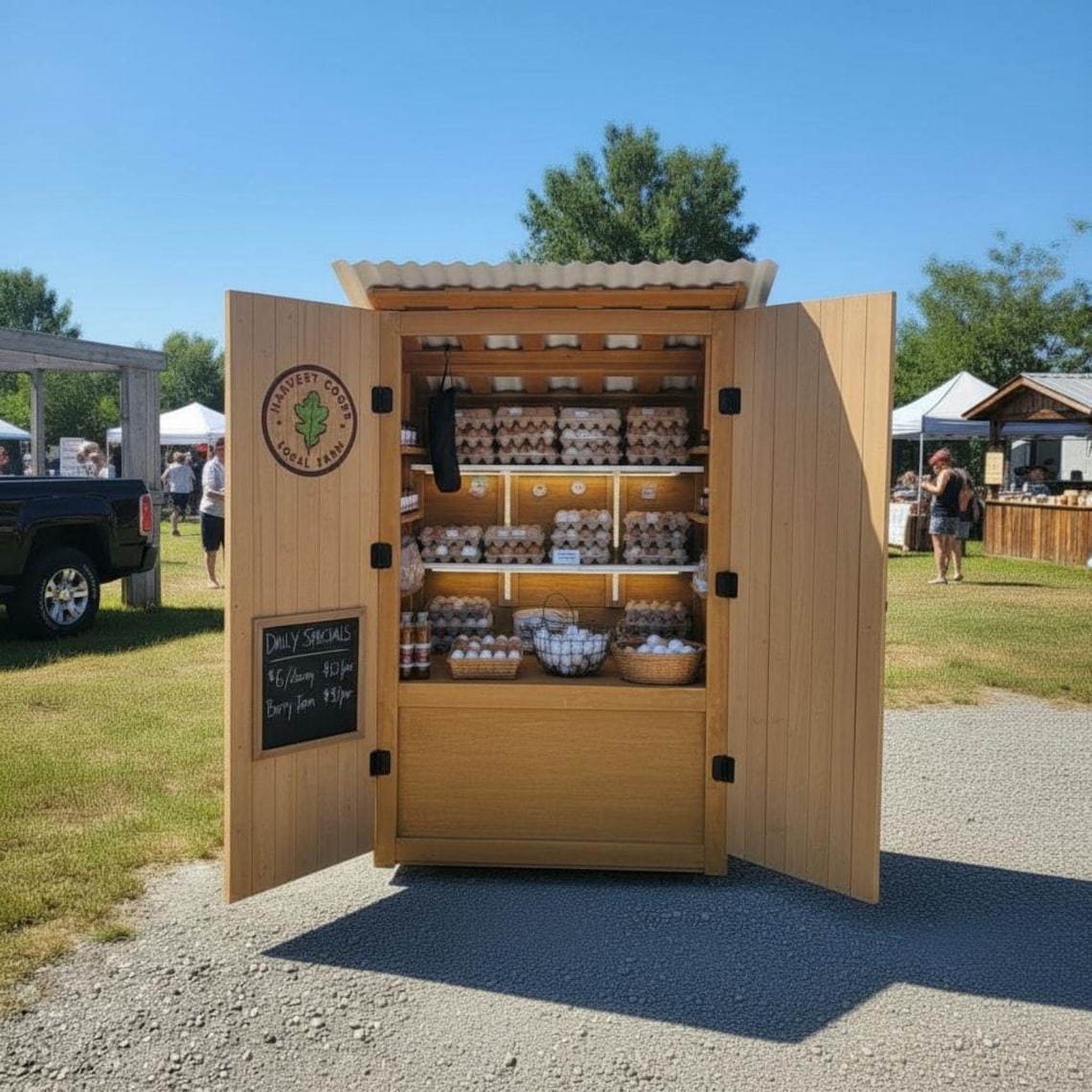 Egg Stand Plans | roadside Egg Selling Stand Plans | Farmstand Plans ...