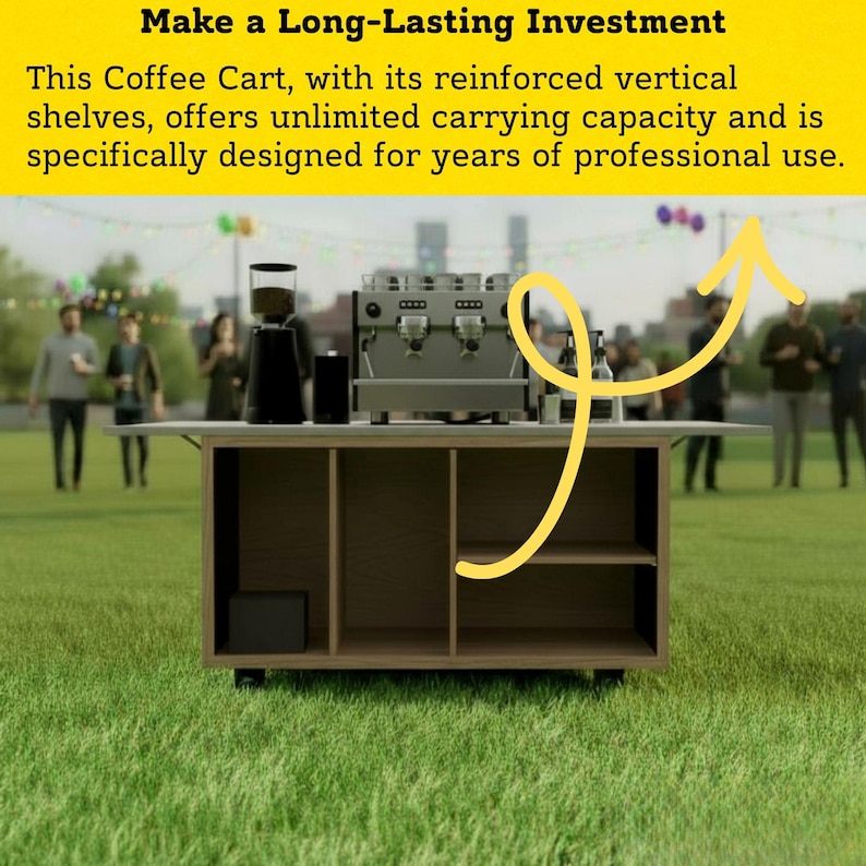 DIY Coffee Cart Plans | Collapsible Mobile Espresso Bar | Foldable ...