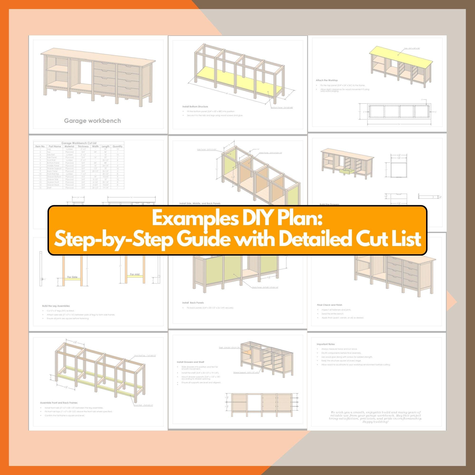Wooden Market Cart DIY Plans | Collapsible Vendor Stall Blueprint (PDF ...