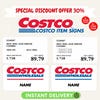 Costco Item Signs + Customizable Sign Canva Template - Etsy Canada
