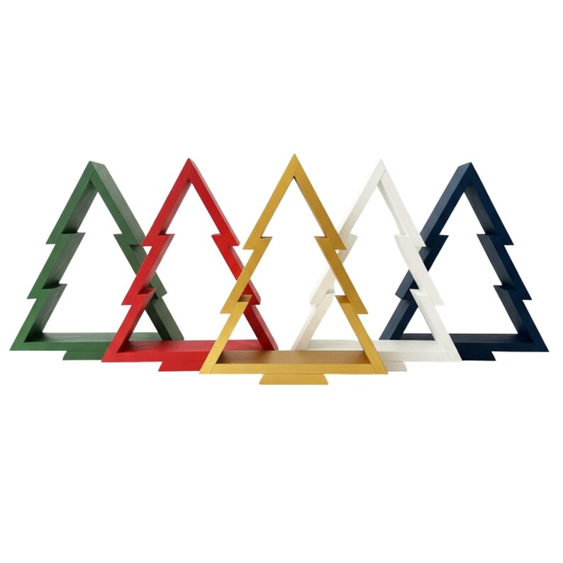 Wooden Christmas Tree Shelf Plans: Easy DIY Build (PDF Pattern) - Etsy