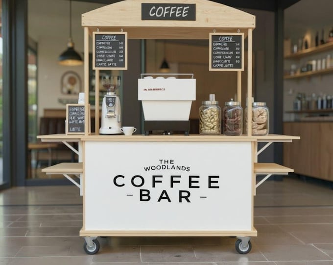 DIY PDF Collapsible Coffee Cart Plans – Imperial(in) & Metric(mm ...
