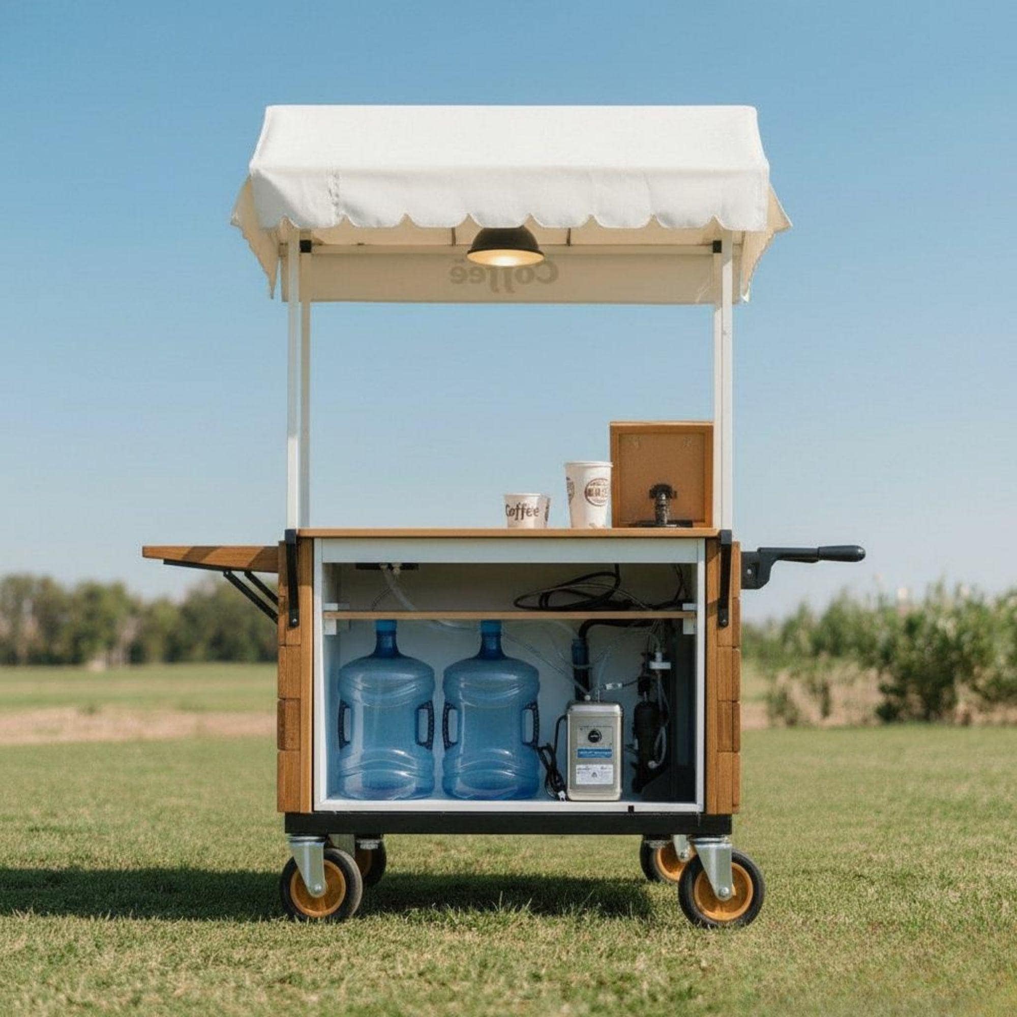 DIY Mobile Bar Cart | Coffee Cart | Custom Food Cart Plan PDF | Wedding ...