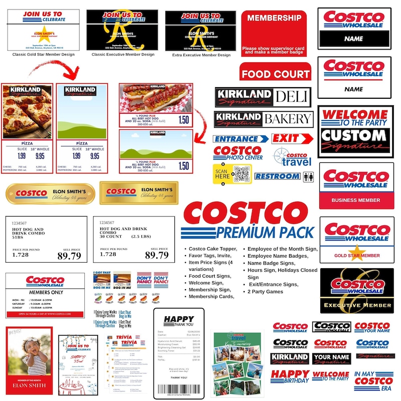 Black Label Costco - Etsy