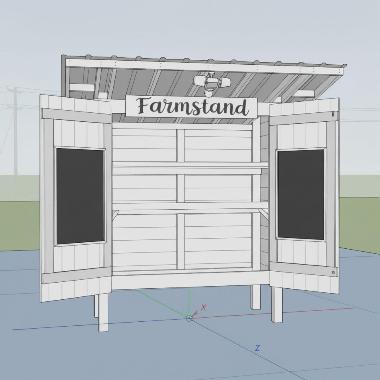 DIY Roadside Farmstand Plans (PDF Download) - Etsy