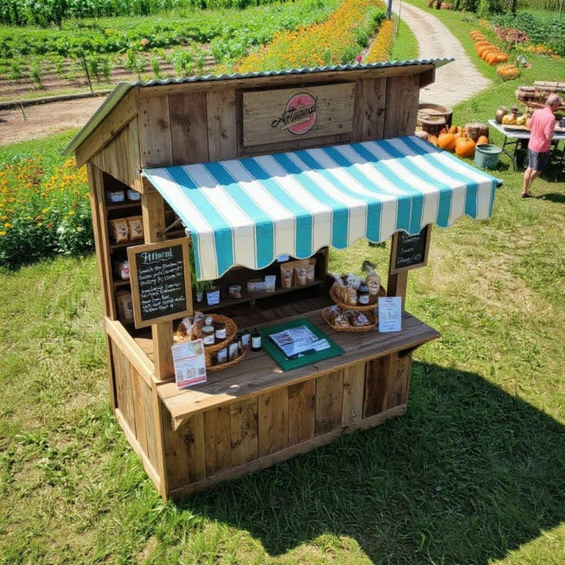Farm Stand DIY Plans | Roadside Plant, Flower, Fruit Stand | Portable ...