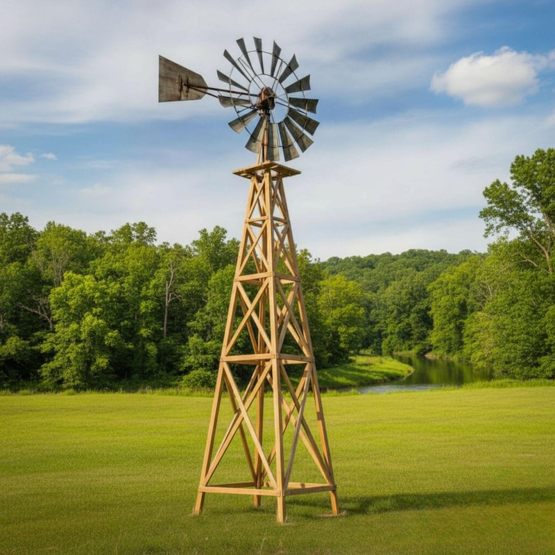 Rustic Windmill - Etsy
