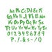 The Ultimate Custom Grinch Christmas Font SVG Bundle | Holiday Doodle ...