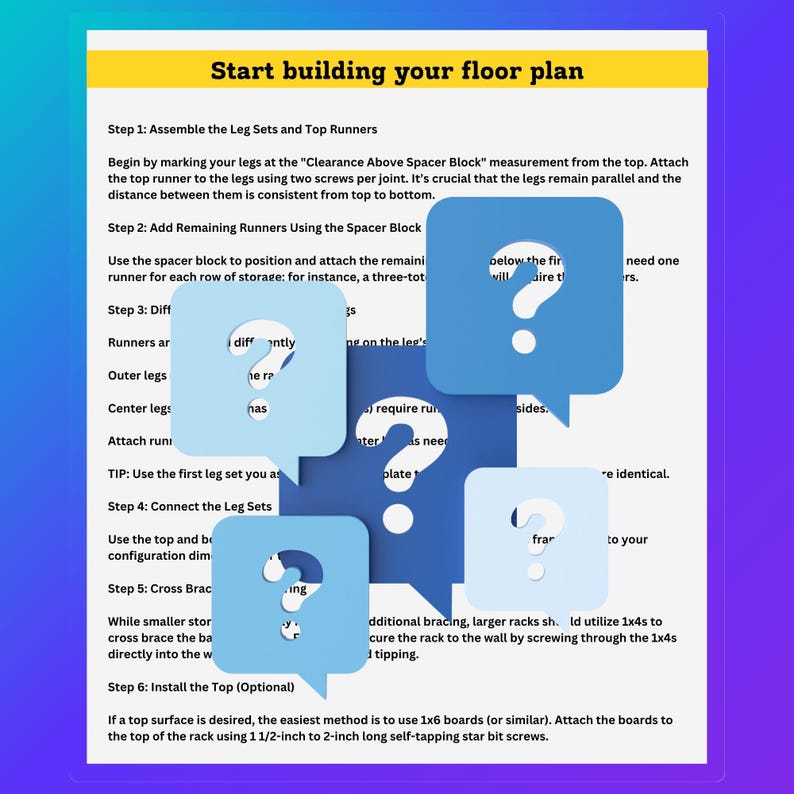 27 Gallon Bin Rack 4x4 | 16 Totes Gallon Storage Plan | DIY Storage ...