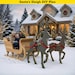 DIY Santa Sleigh & Reindeer Plans | Life-size Outdoor Christmas Yard ...