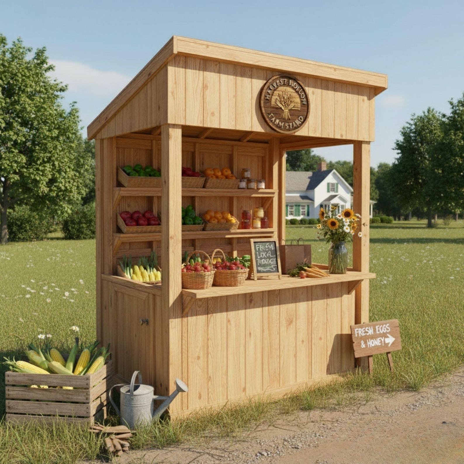 DIY Mobile Farmstand Plans | Rolling Garden Cart Blueprints (PDF) - Etsy