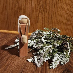 Nativity Simplistic Jesus Mary Joseph Wisemen Shepherds Sheep Angel ...