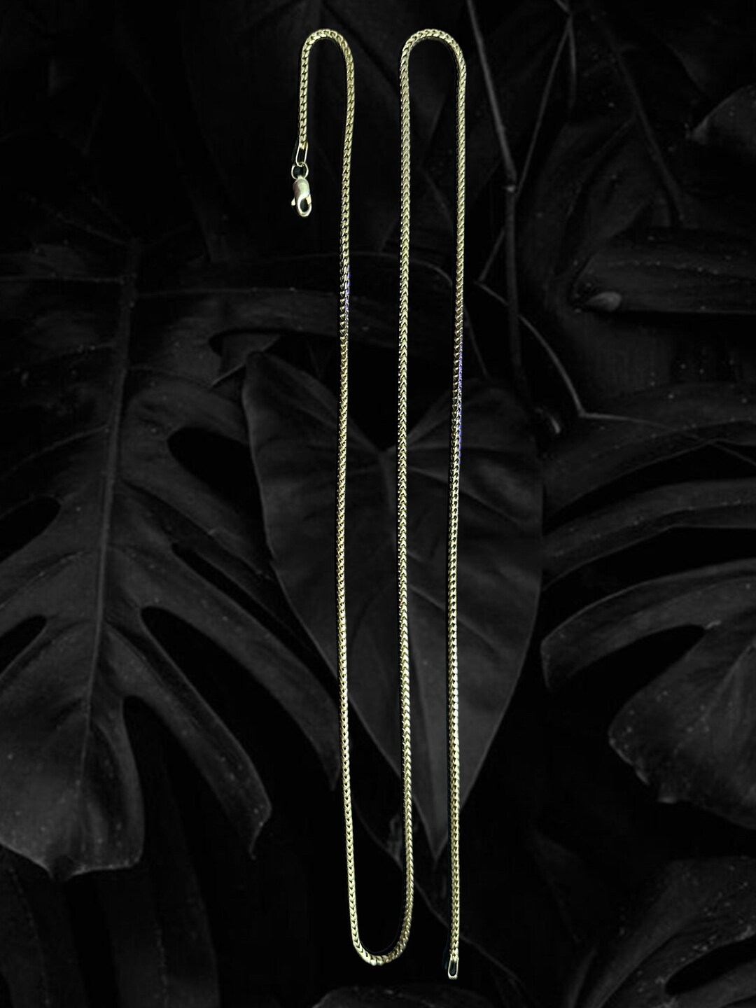 10k Box Franco Chain - Etsy