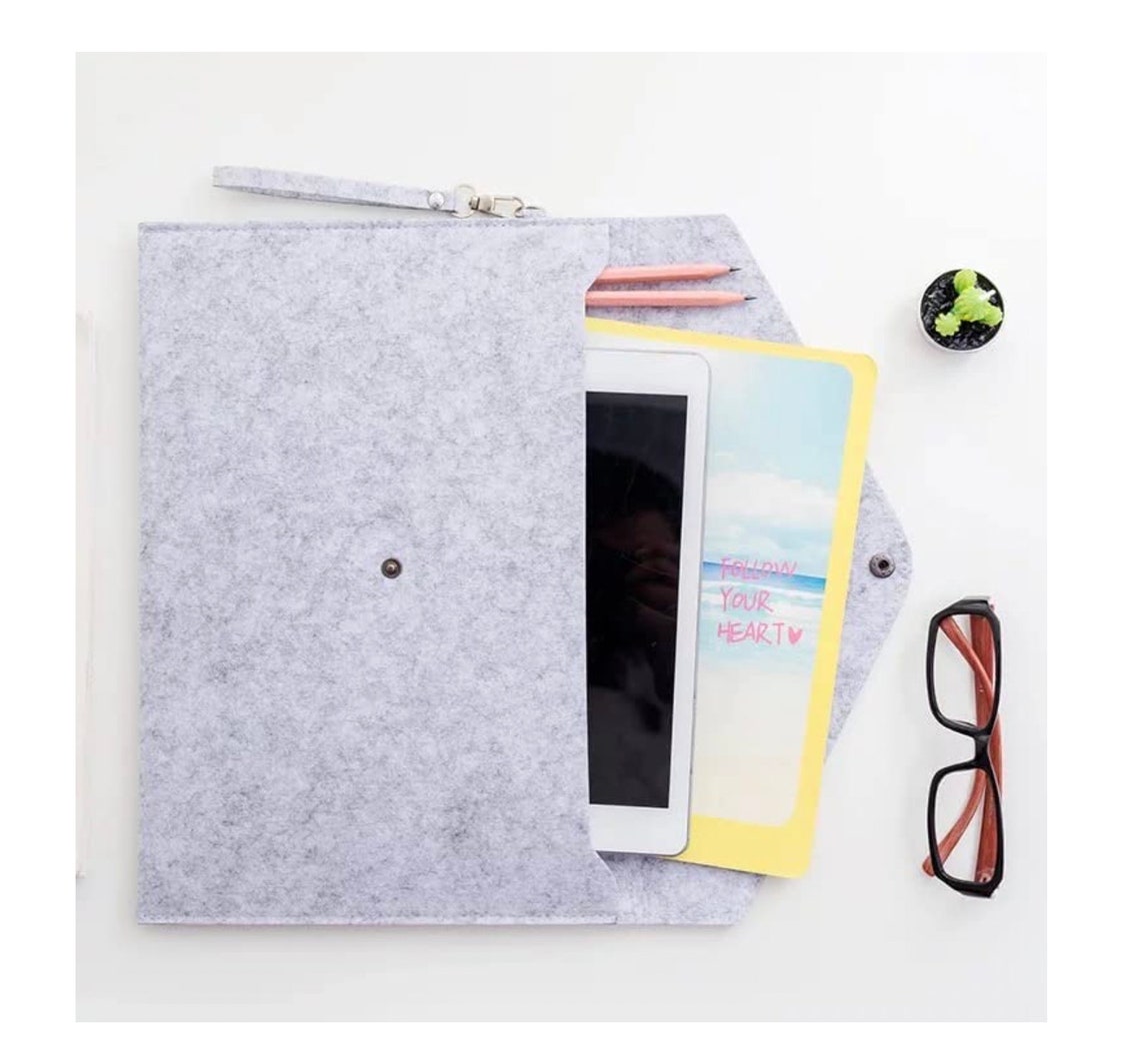 Felt File Folder Office School Stationery Storage, Cloth Folder ...