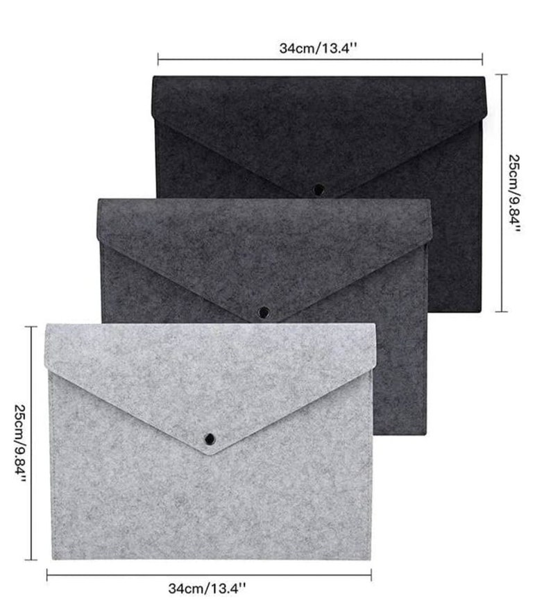 Felt File Folder Office School Stationery Storage, Cloth Folder ...