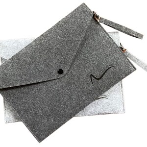 Felt File Folder Office Home School Stationery Storage, Document Bag ...