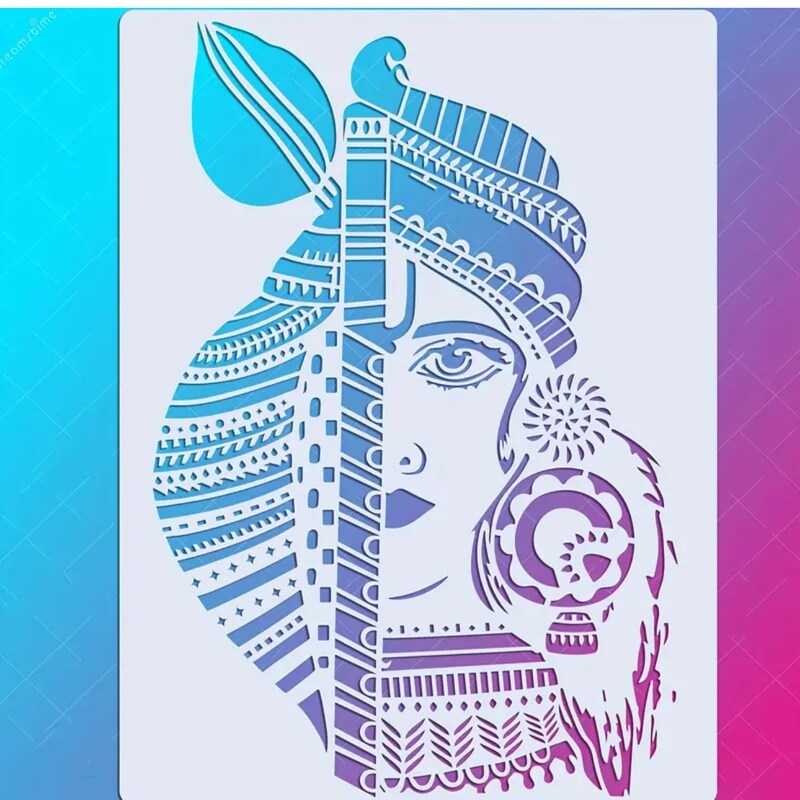 African Stencil - Etsy