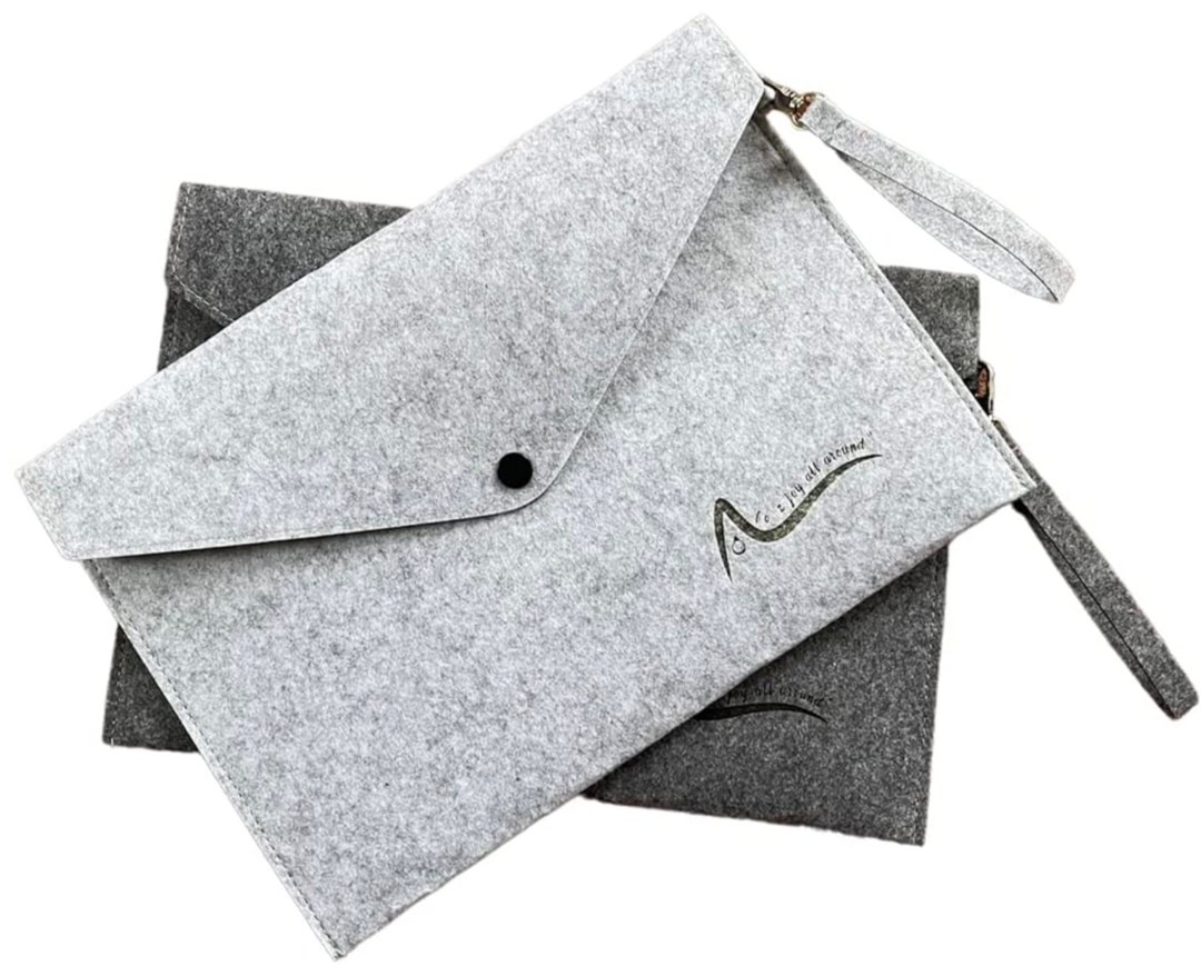 Felt File Folder Office Home School Stationery Storage, Document Bag ...