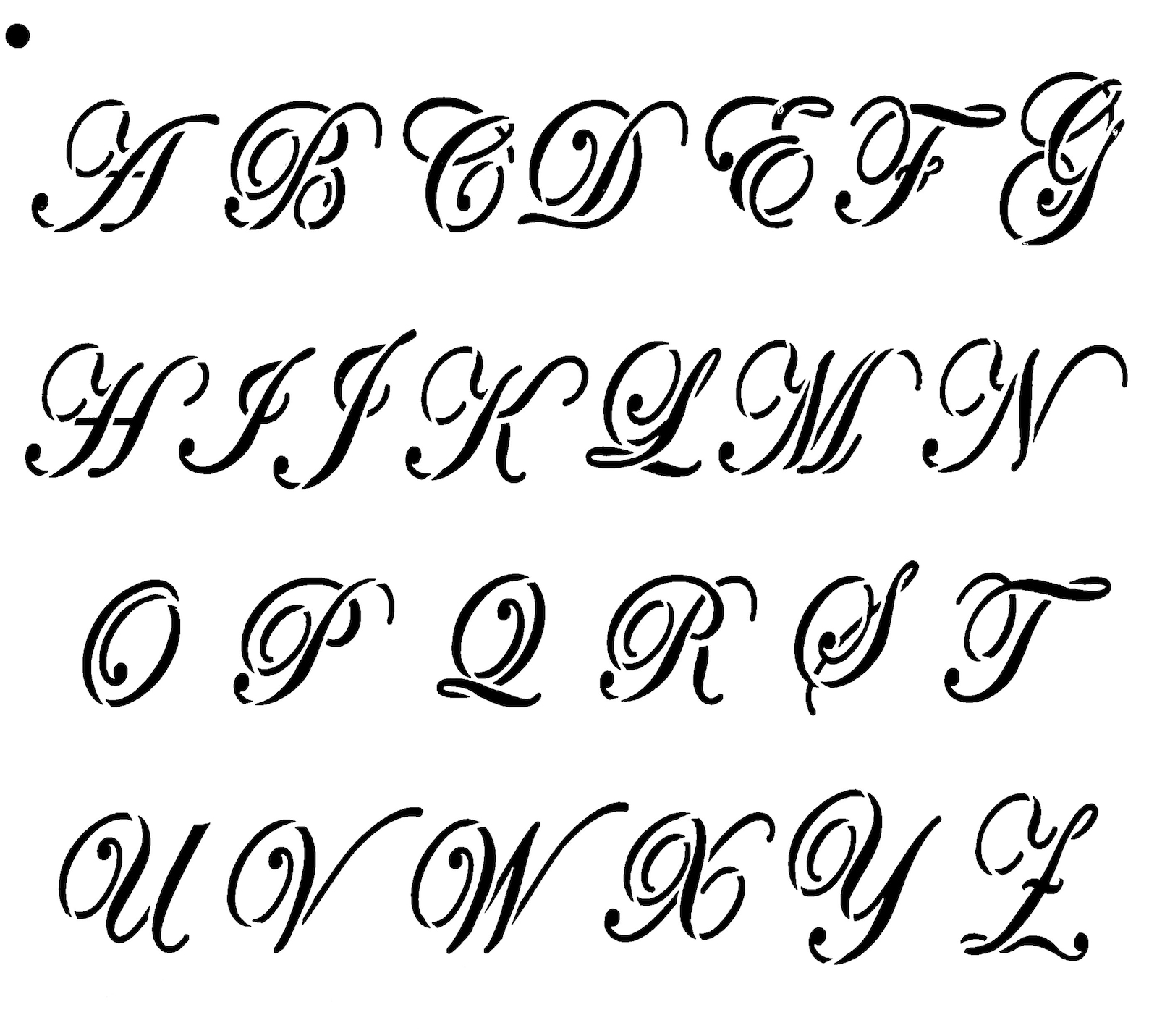 Stencil 2 Educational Templates Alphabet Letter Numbers Symbols Signs ...