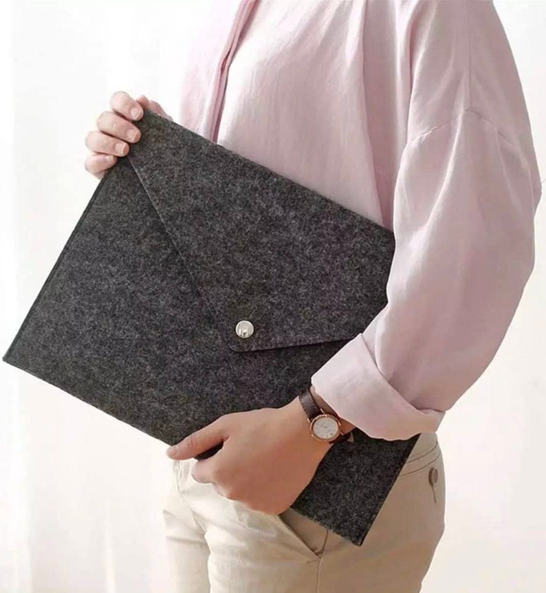 Felt File Folder Office Home School Stationery Storage, Document Bag ...