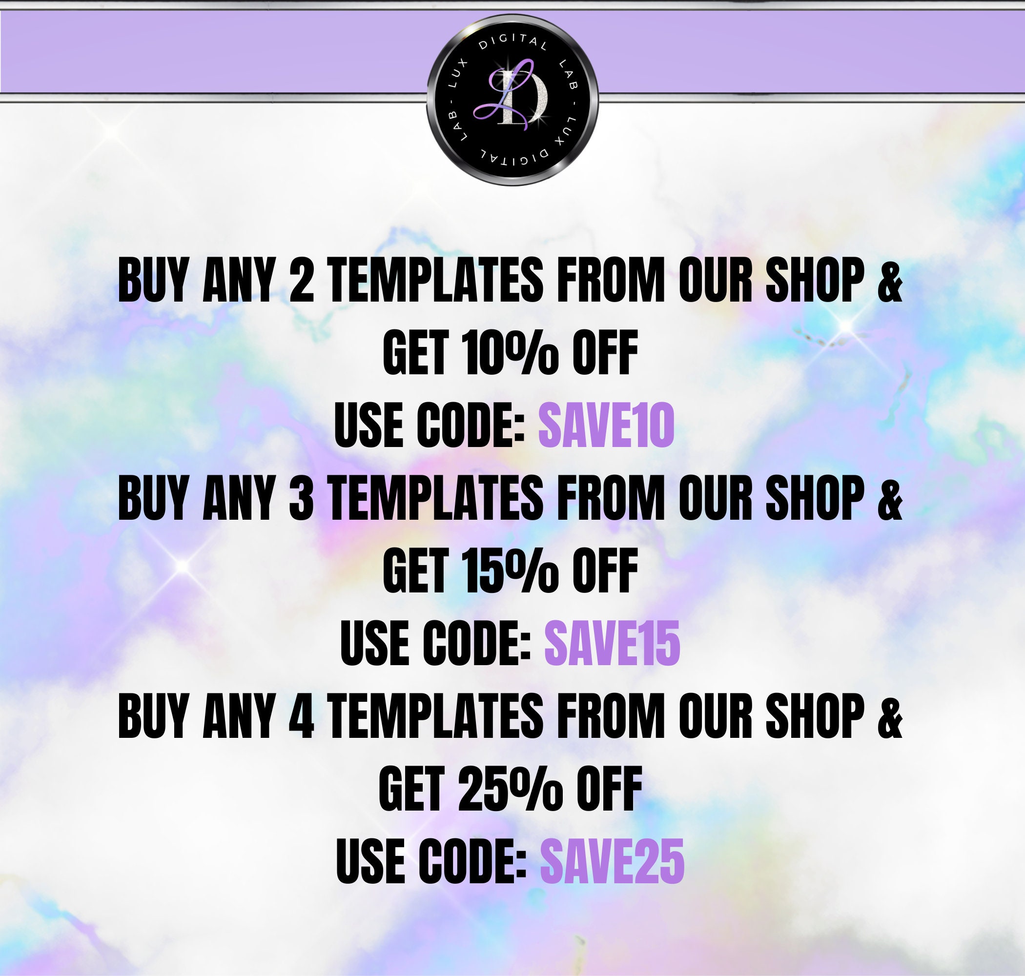 Gold & Glitter Edge Control Label Template - Etsy