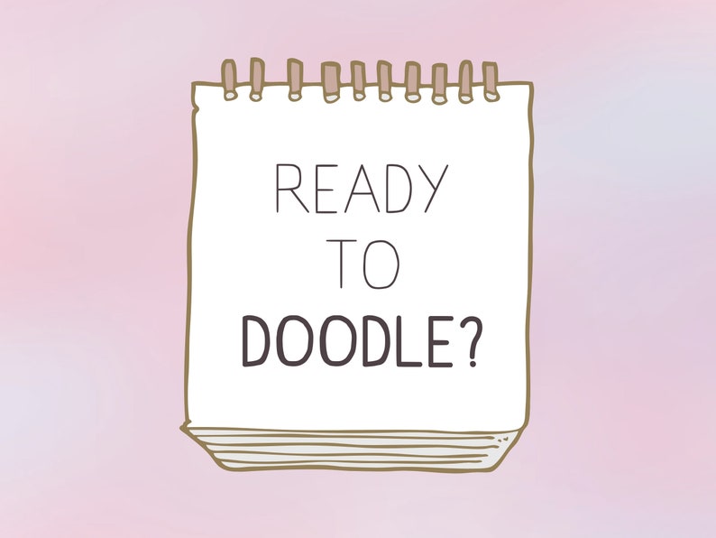 Doodle Font Bundle | Six Cute and Realistic Handwritten Fonts, Ideal ...