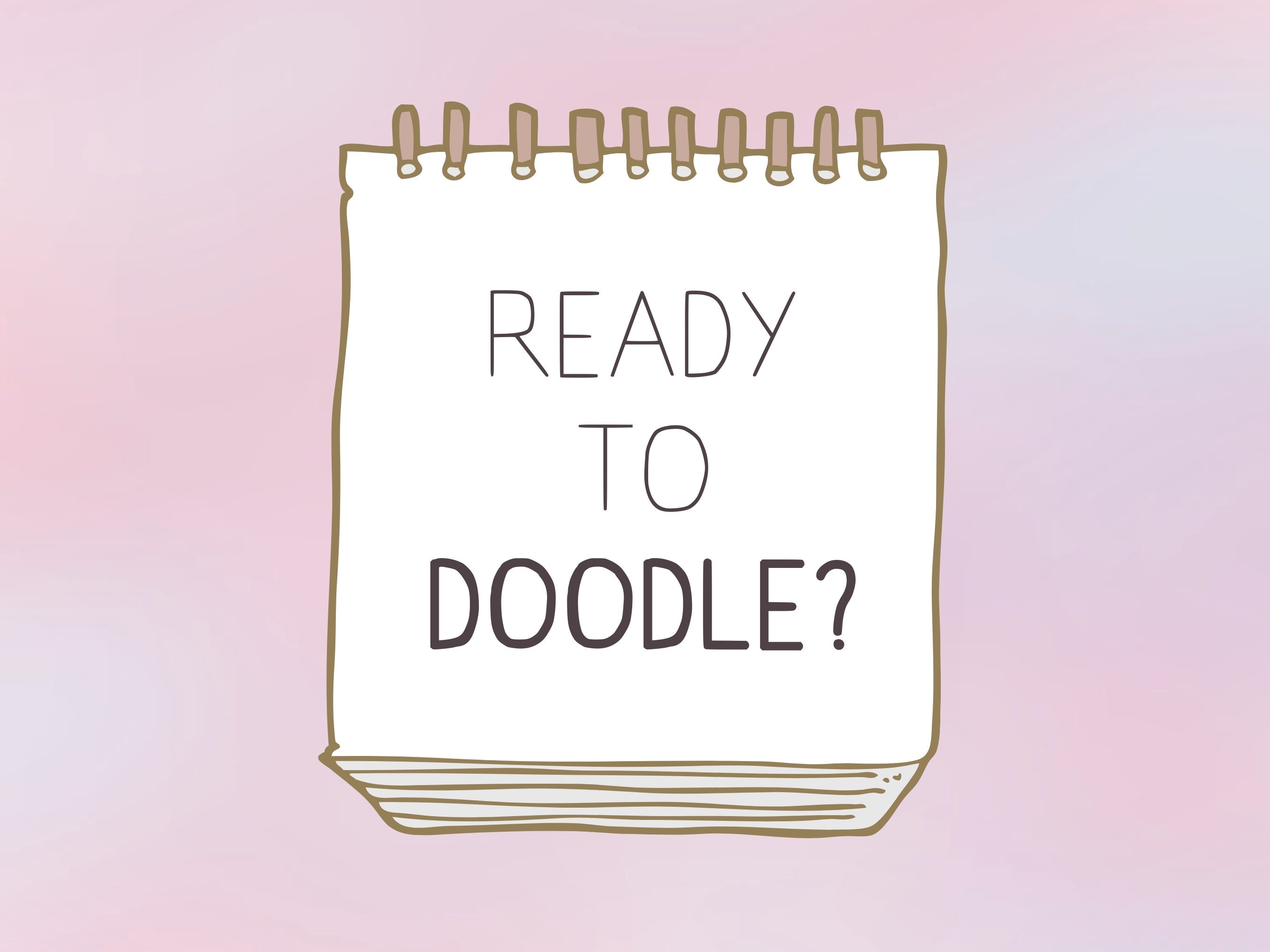 Doodle Font Bundle | Six Cute and Realistic Handwritten Fonts, Ideal ...