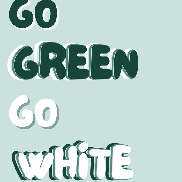 Go Green Art - Etsy