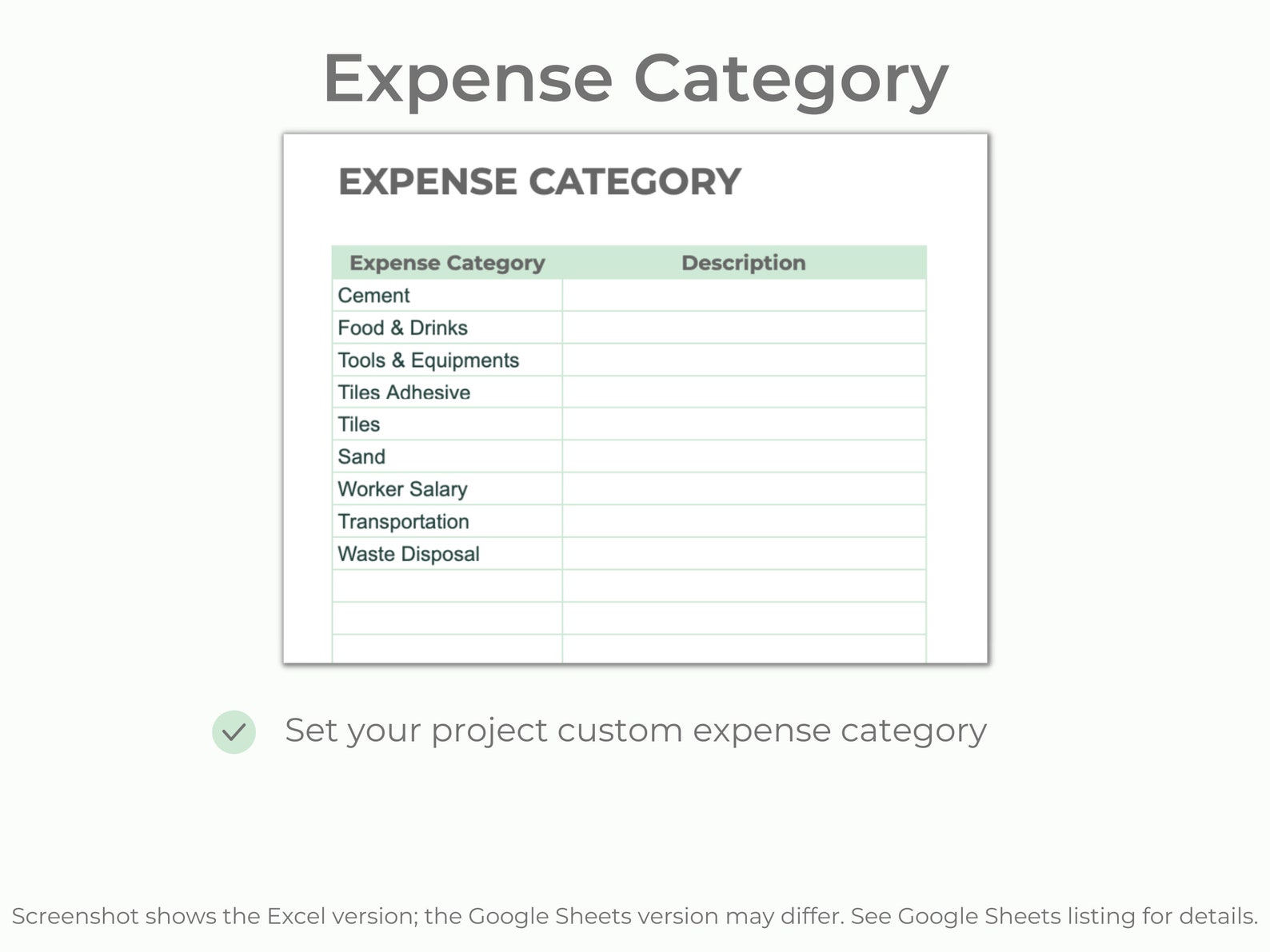 Project Cost Tracker | Project Management | Bookkeeping | Excel ...