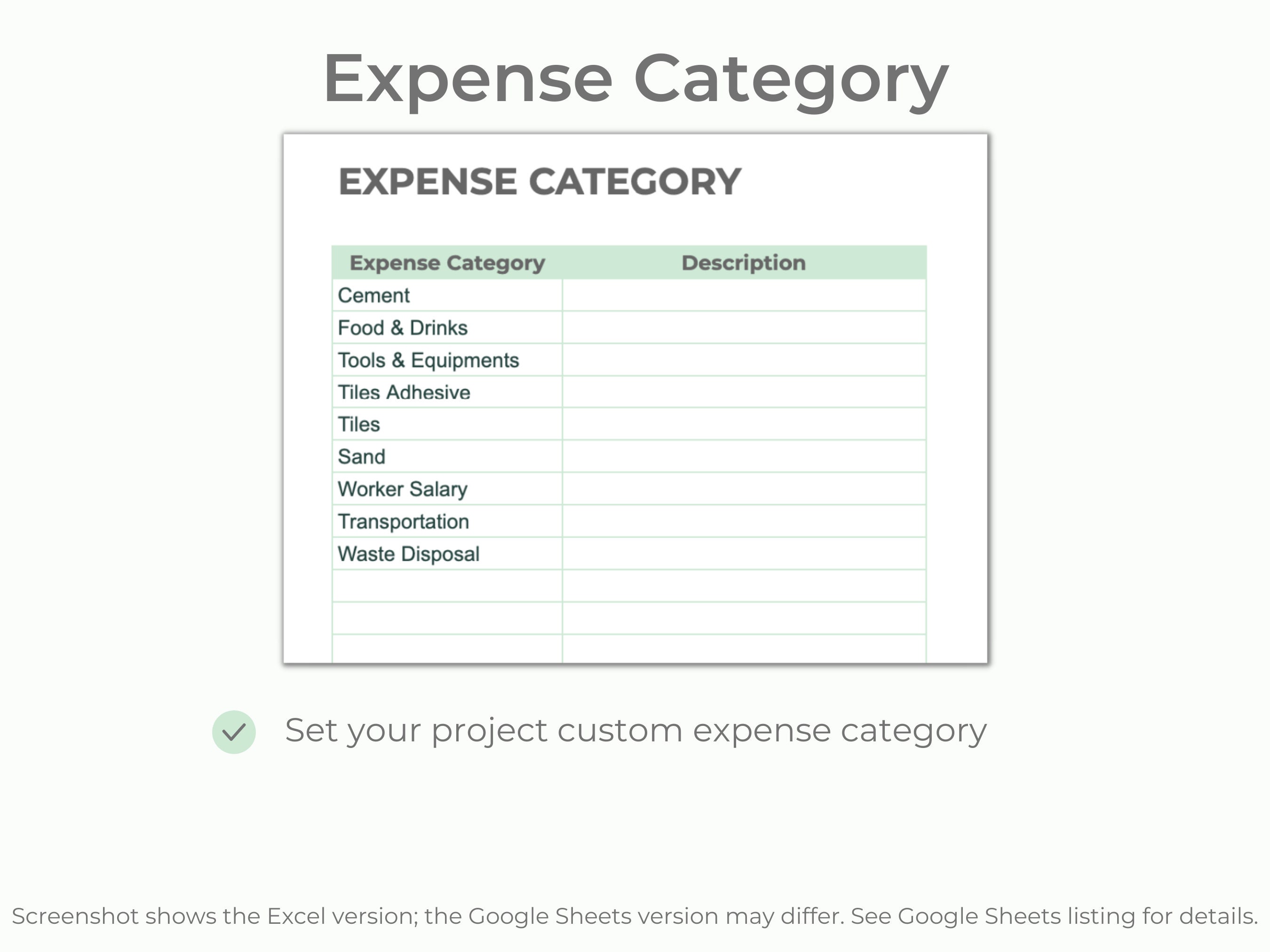 Project Cost Tracker | Project Management | Bookkeeping | Excel ...