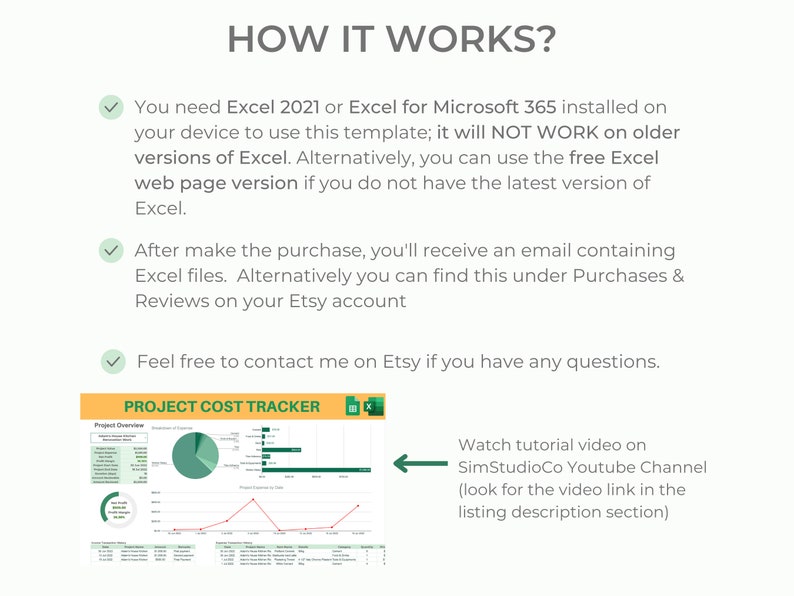 Project Cost Tracker Project Management Bookkeeping Excel - Etsy Project Cost Tracker Project Management Bookkeeping Excel - Etsy