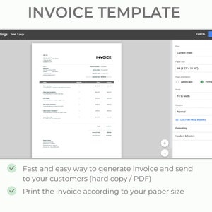Invoice Tracker Spreadsheet | Annual Invoice Tracker | Invoice Template ...