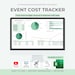 Event Budget & Expense Tracker | Excel Bookkeeping Spreadsheet | Event ...