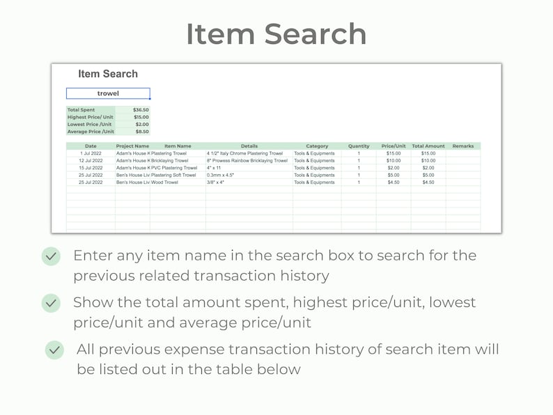 Project Cost Tracker Project Management Bookkeeping Excel - Etsy Project Cost Tracker Project Management Bookkeeping Excel - Etsy