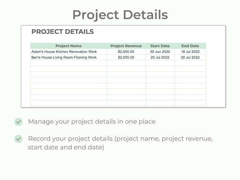 Project Cost Tracker Project Management Bookkeeping Excel - Etsy Project Cost Tracker Project Management Bookkeeping Excel - Etsy