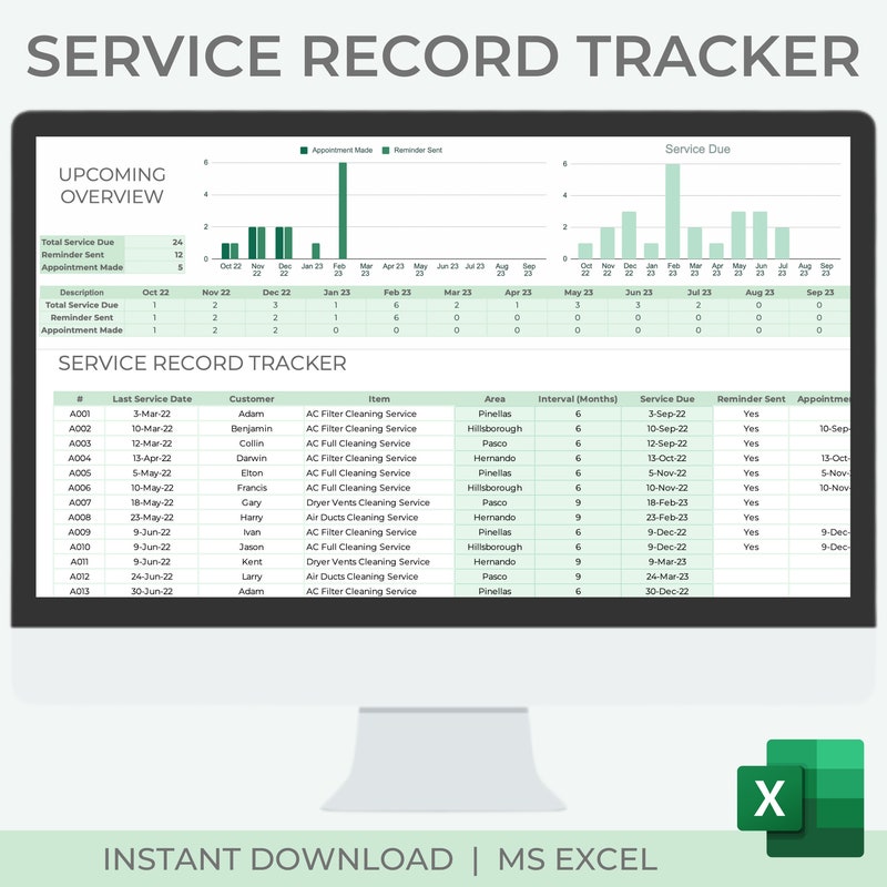 Excel Ticket Tracker - Etsy