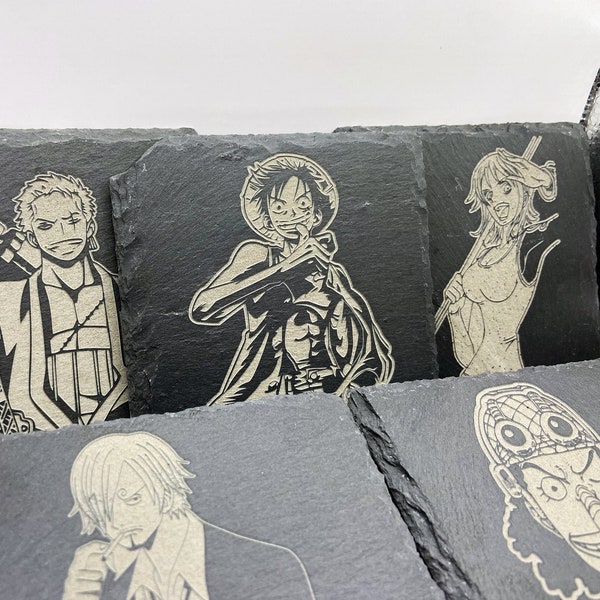One Piece Anime Coaster - Etsy
