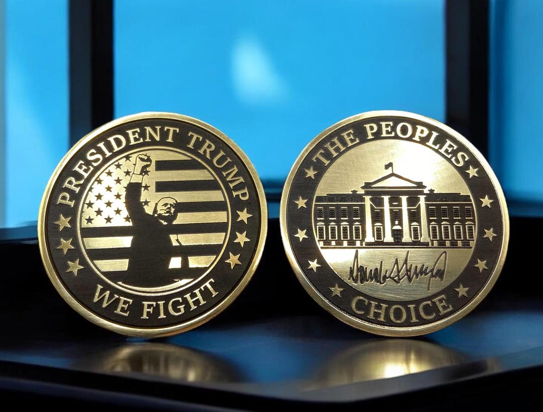 Presidential Commemorative Medallion President Donald Trump Coin 2 Inch ...