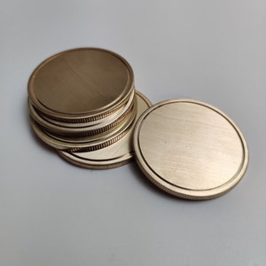 Personalize Your Own Brass Coins Custom Engraved Gifts for Groomsmen - Etsy